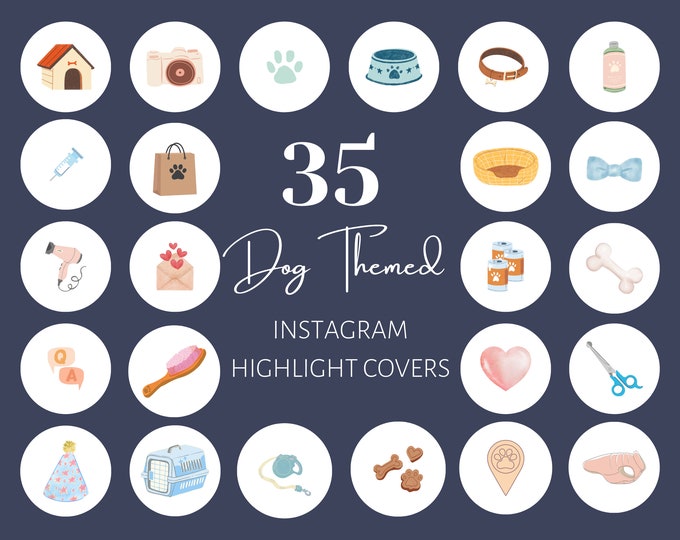 Dog Instagram Highlight Covers Pet Highlight Covers Dog Highlight ...