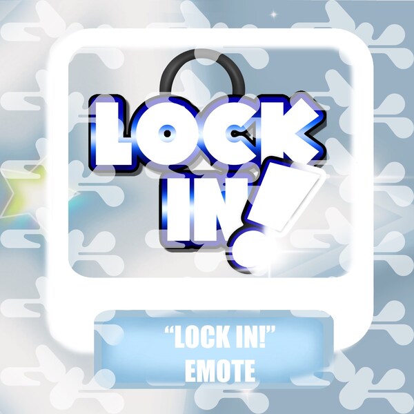 Lock in Twitch Emote - Etsy
