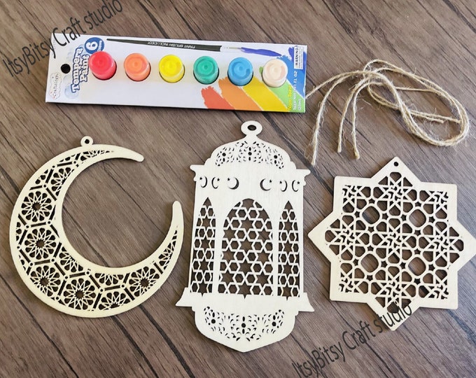 Ramadan Painting Kit, Ramadan DIY Kit, Ramadan Lantern Kit, Eid DIY Kit ...