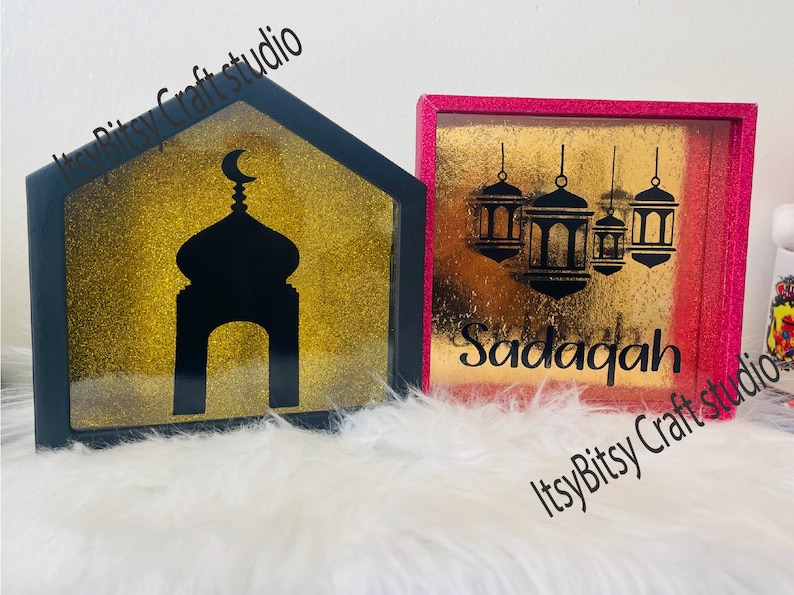 Sadaqah Box, Islamic Charity Box, Personalized Sadaqah Box for Kids ...