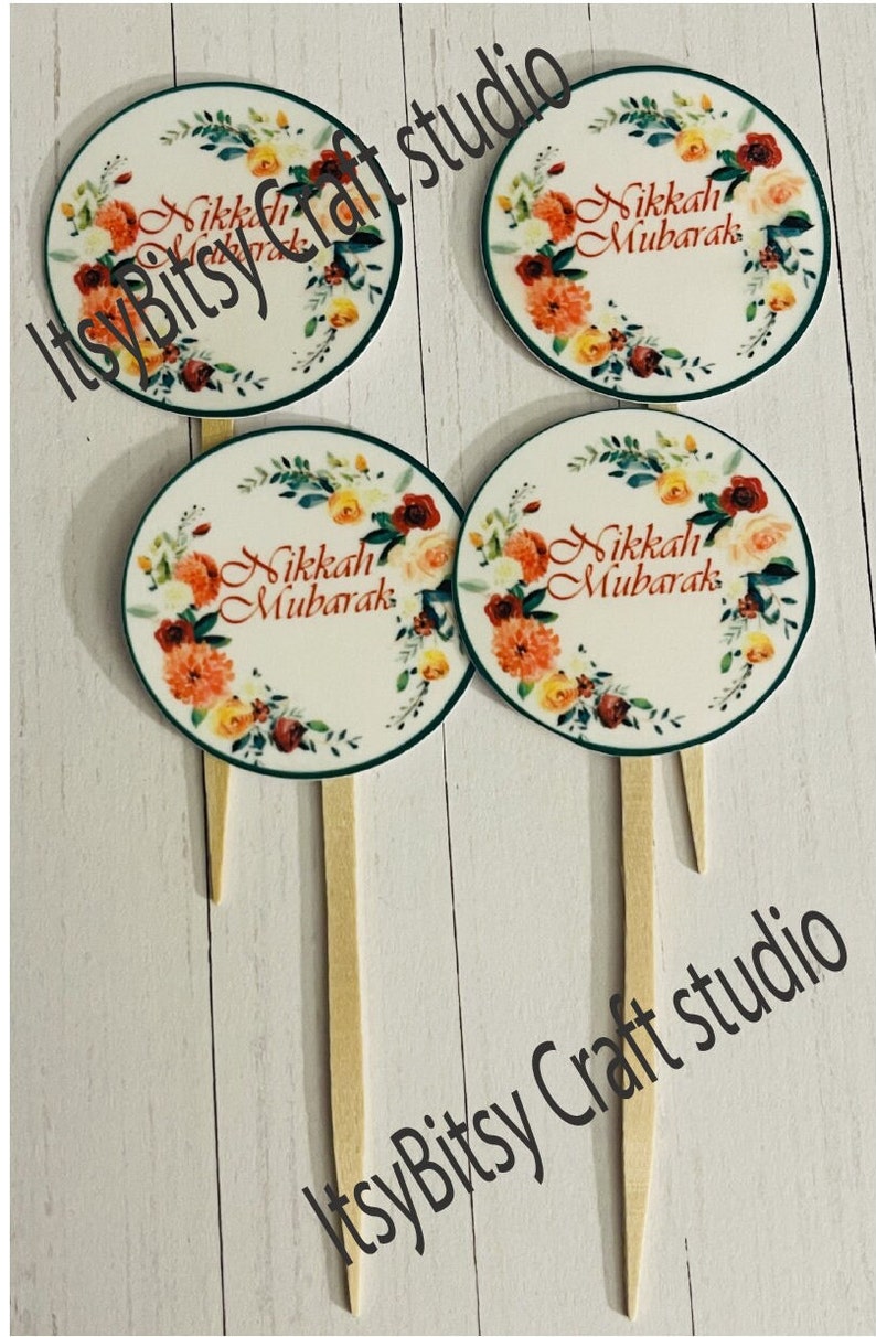Personalized Mithai Toppers Sweet Toppers Cupcake Toppers - Etsy