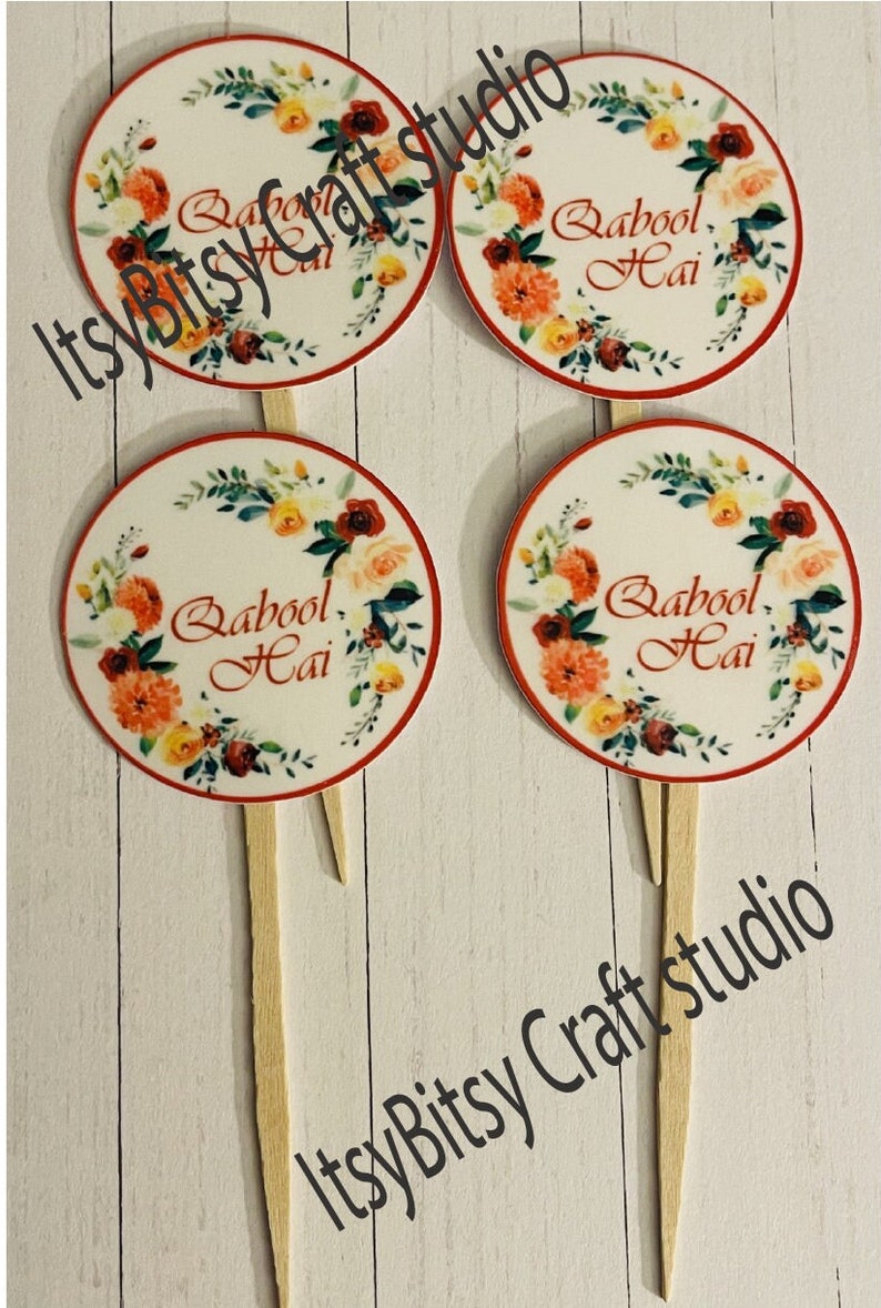 Personalized Mithai Toppers Sweet Toppers Cupcake Toppers - Etsy
