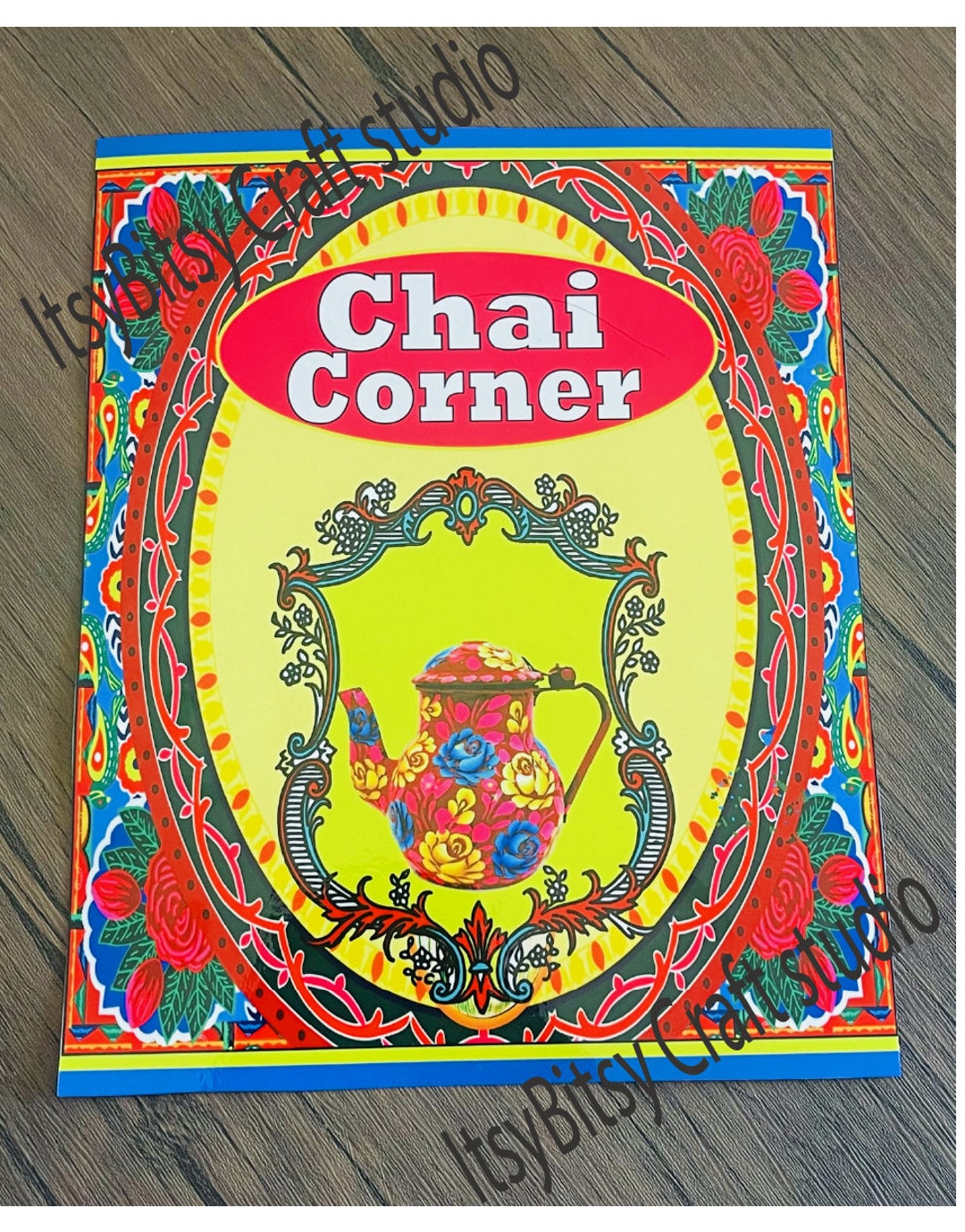 Desi Wedding Chai Props: Laminated Tea Party Signs - Etsy