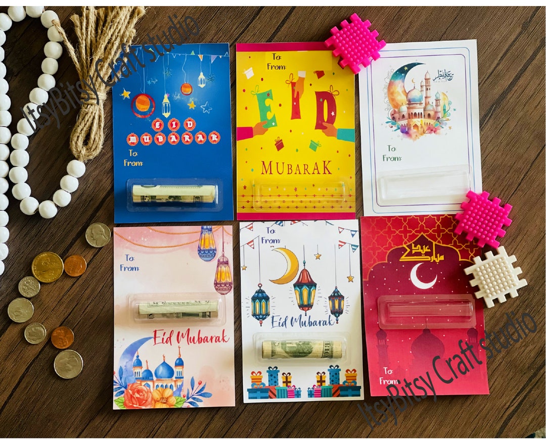 Eid Money Cards, Eid Mubarak Card, Eidi Envelope, Eidi Money Holder ...