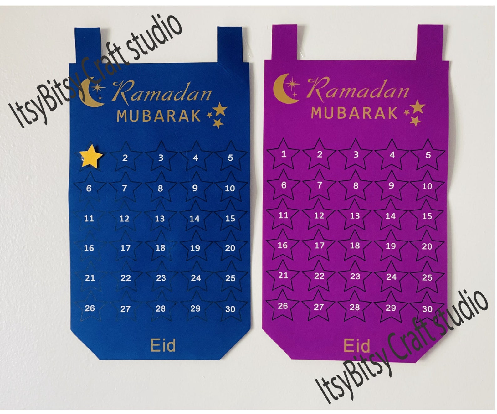 Felt Ramadan Countdown Calendar, Ramadan Countdown Till Eid, Ramadan ...