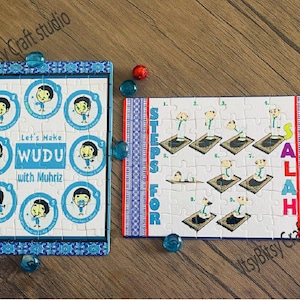 Islamic Puzzles for Kids, Wudu Steps Puzzles, Salah Steps Puzzles ...