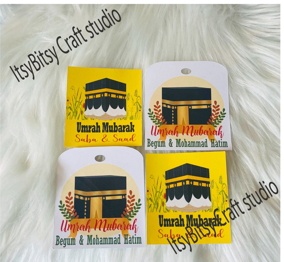 Étiquettes Omra, Étiquettes Umrah Tabaruk, Étiquettes Hajj, étiquettes ...
