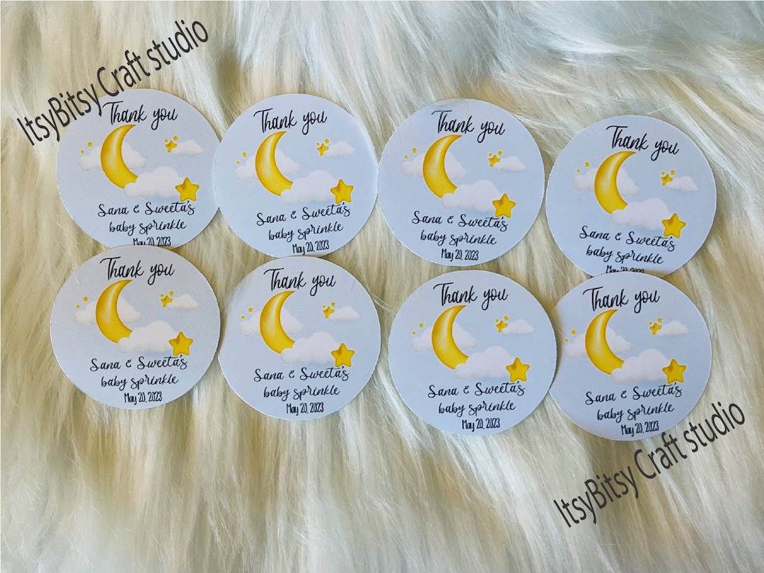 Personalized Baby Shower Stickers, Custom Baby Shower Stickers, Baby ...