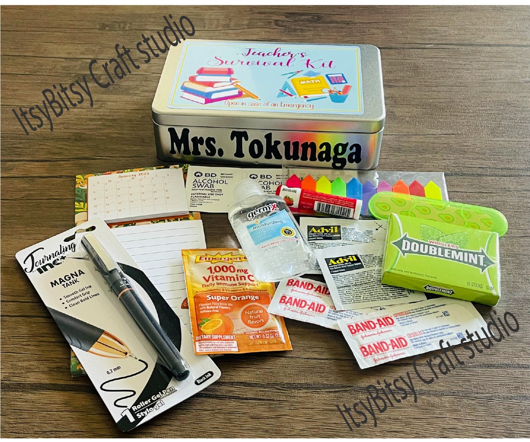 Teacher Appreciation Gift, Teacher Emergency Kit, Teacher Survival Kit ...