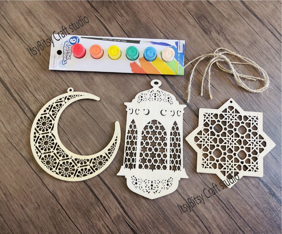 Ramadan Painting Kit, Ramadan DIY Kit, Ramadan Lantern Kit, Eid DIY Kit ...