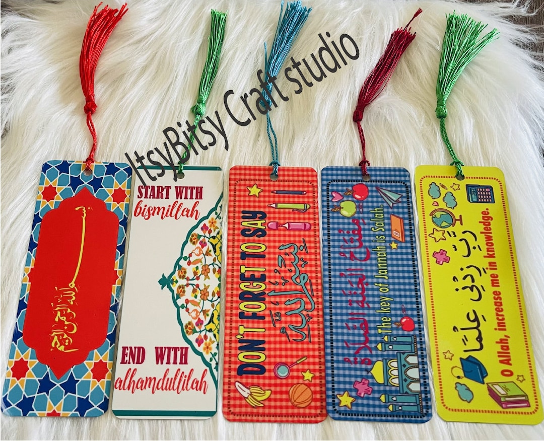 Islamic Bookmarks, Quran Bookmarks, Ramadan Gift, Eid Gift, Kids ...