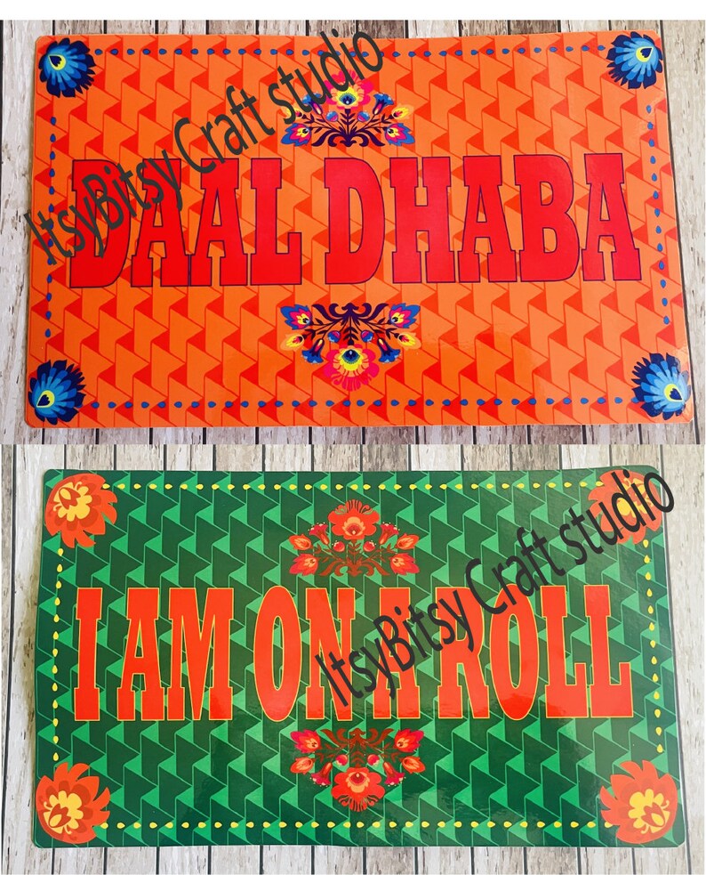 Desi Wedding Food Props: Sangeet Mehndi Menu Design - Etsy
