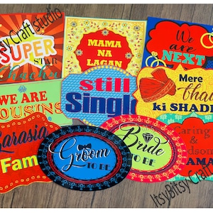 Desi Wedding Props, Wedding Photo Props, Desi Wedding Mehndi Props ...