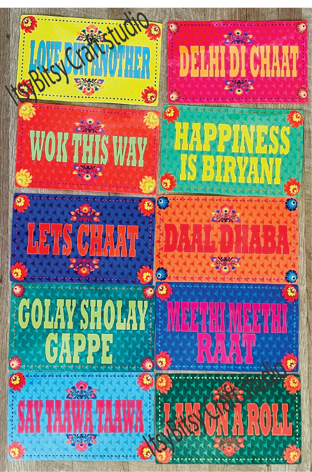 Desi Wedding Food Props: Sangeet Mehndi Menu Design - Etsy