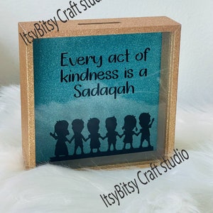 Sadaqah Box, Islamic Charity Box, Personalized Sadaqah Box for Kids ...