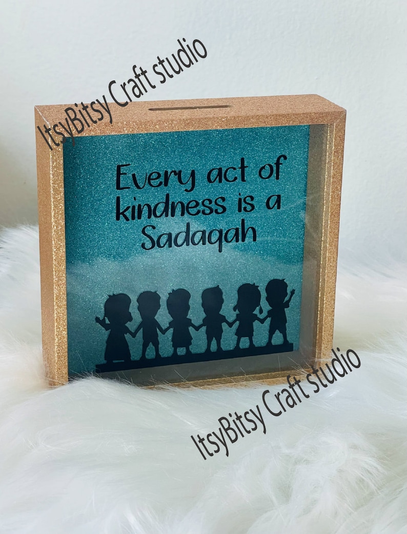 Sadaqah Box, Islamic Charity Box, Personalized Sadaqah Box for Kids ...