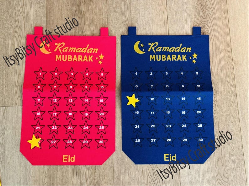 Felt Ramadan Countdown Calendar, Ramadan Countdown Till Eid, Ramadan ...