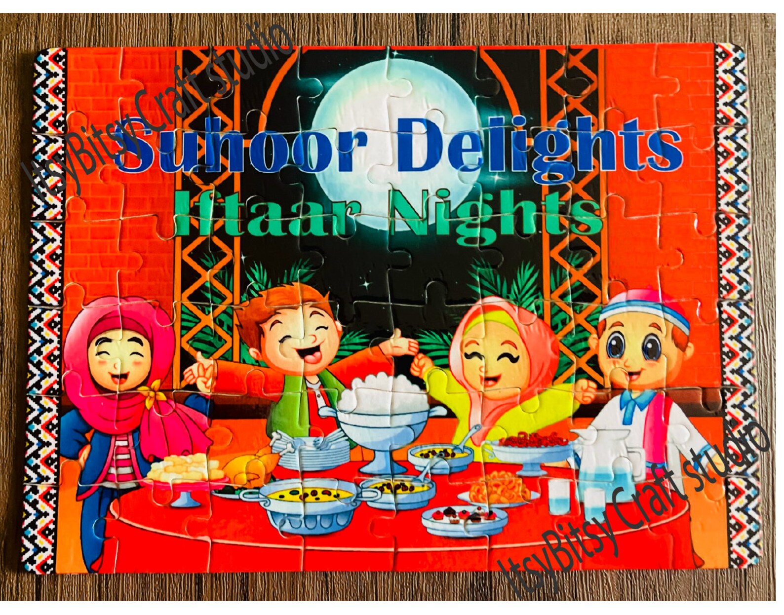 Ramadan Puzzles for Kids Islamic Gift Kids Activity for - Etsy
