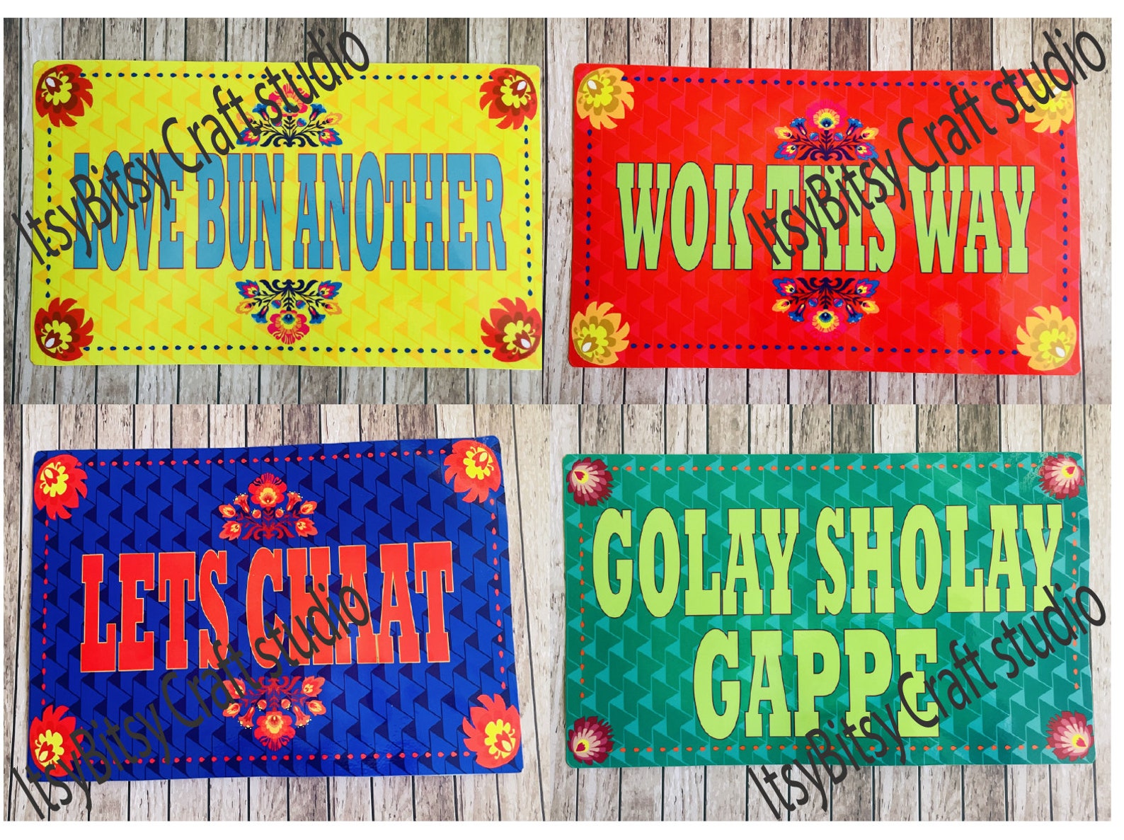 Mehndi Food Props Shadi Food Props Fun Food Names Desi - Etsy