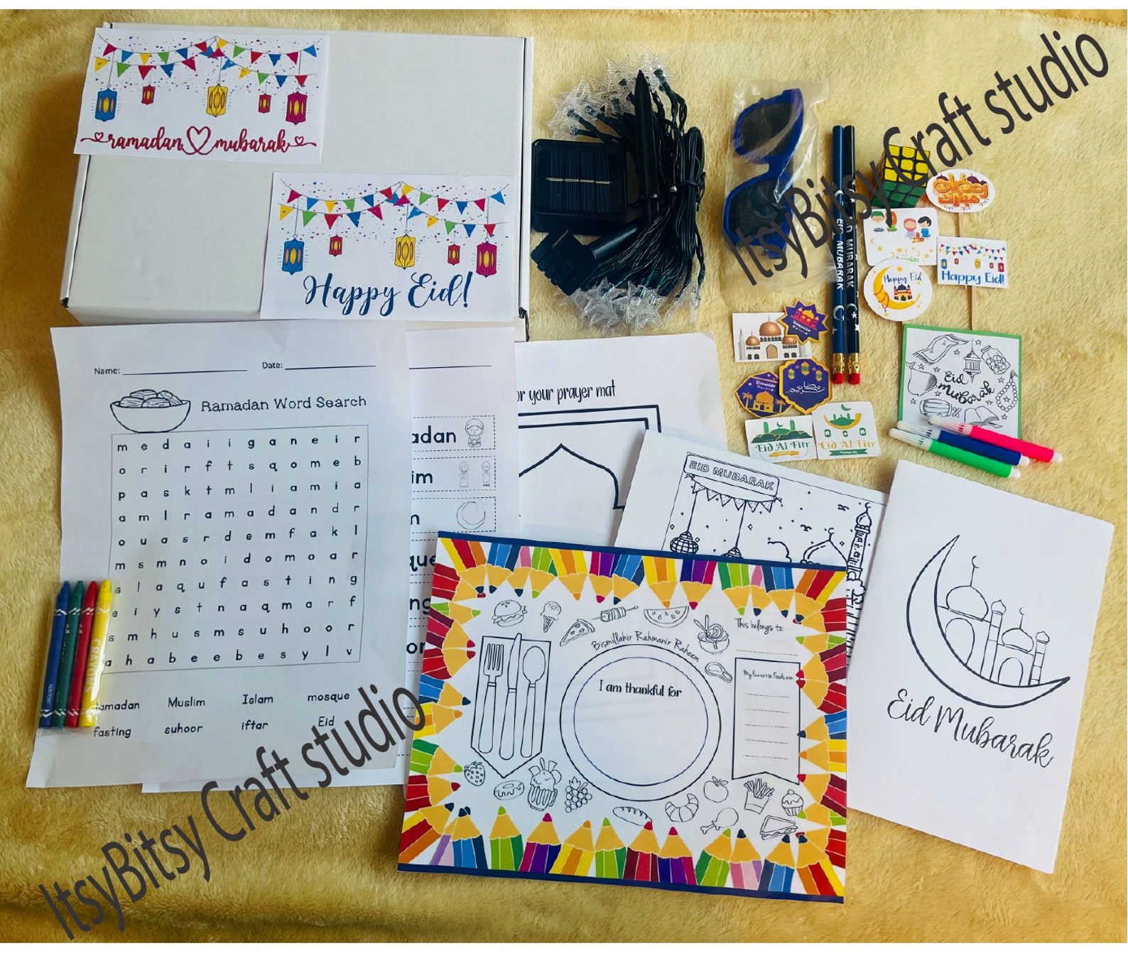 Ramadan Kids Activity Box: DIY Eid Crafts & Gifts - Etsy