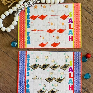 Islamic Puzzles for Kids, Wudu Steps Puzzles, Salah Steps Puzzles ...
