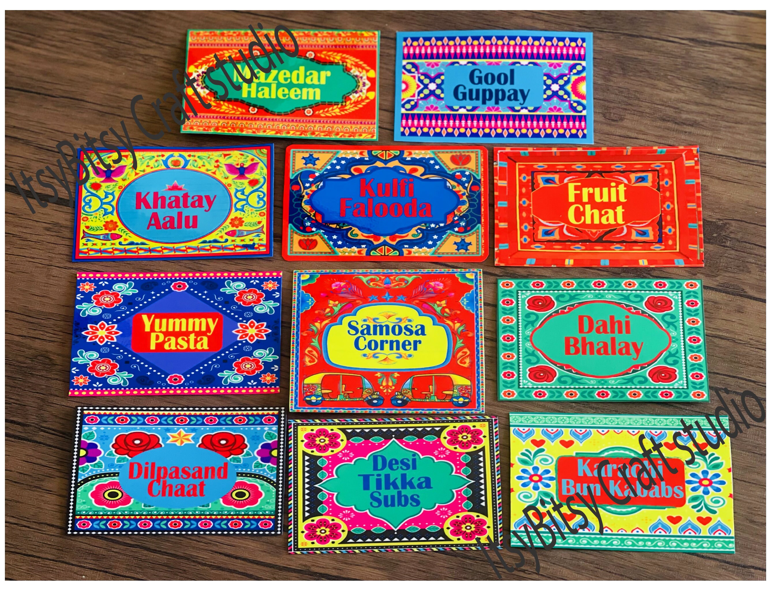 Desi Wedding Food Props: Sangeet Mehndi Menu Design - Etsy