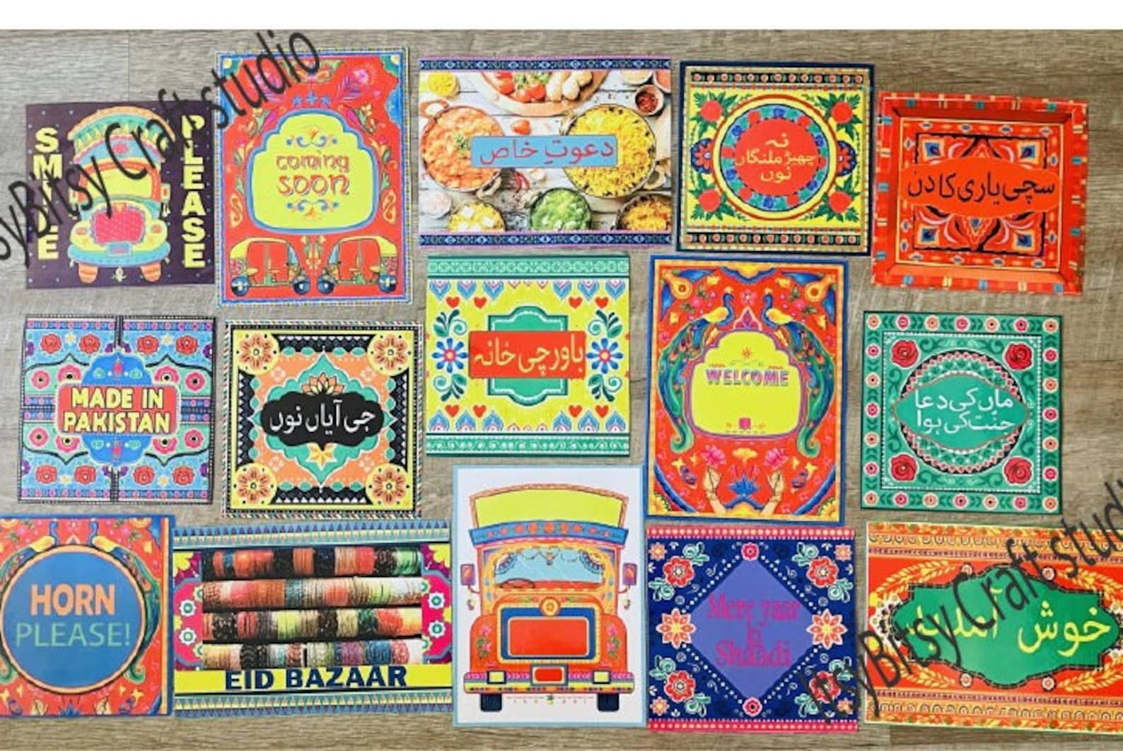 Truck Art Photo Booth Props: Pakistani Indian Wedding Decor - Etsy