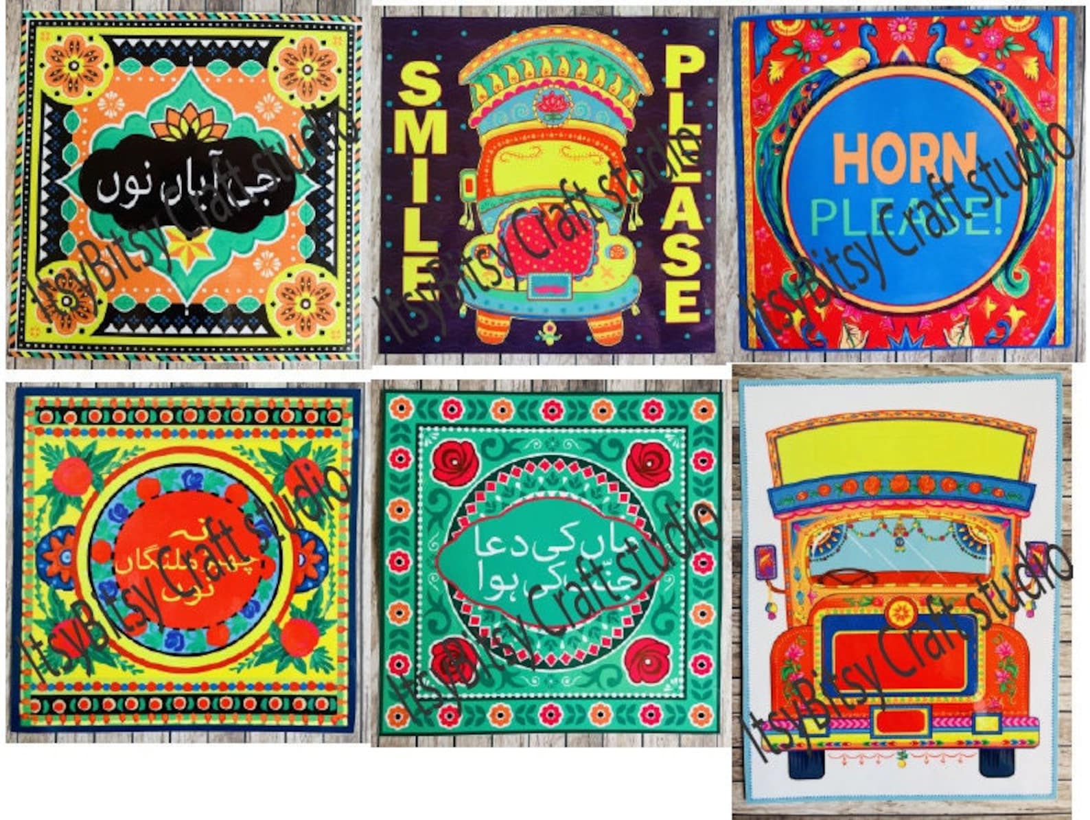 Truck Art Photo Booth Props: Pakistani Indian Wedding Decor - Etsy