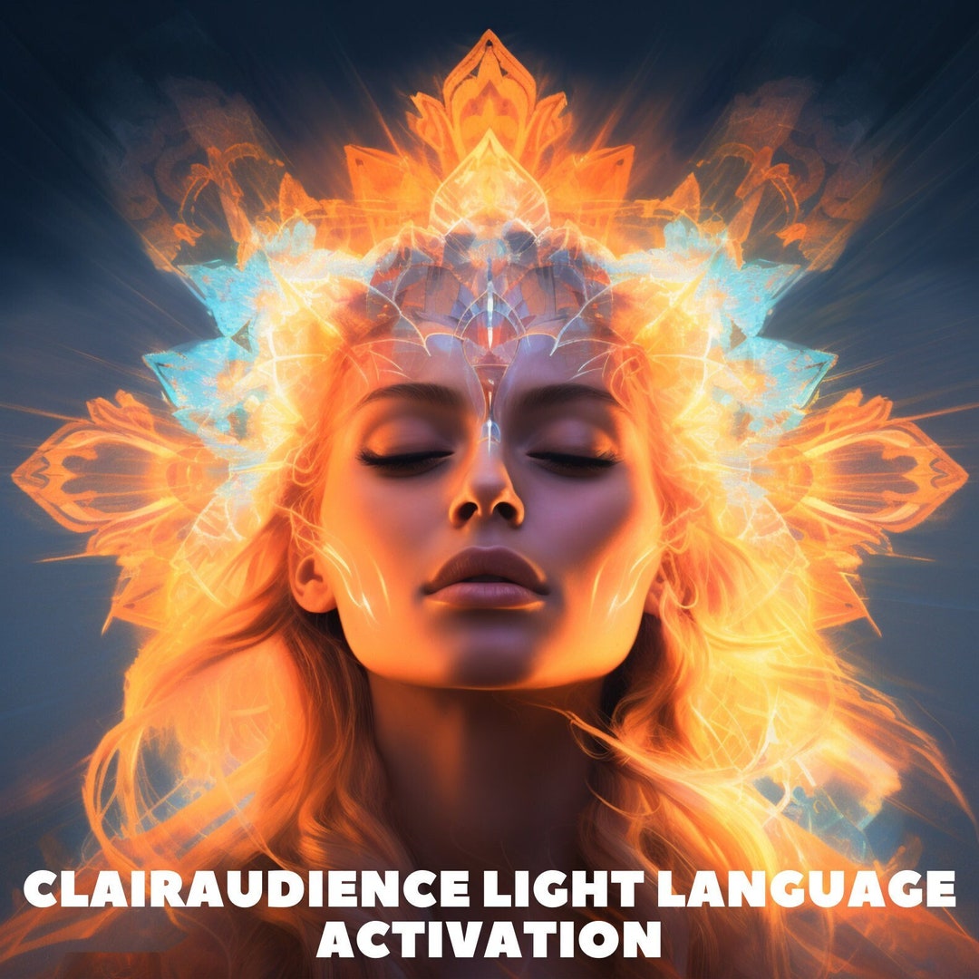 Clairaudience Light Language Activation | 3rd Eye Light Codes - Etsy
