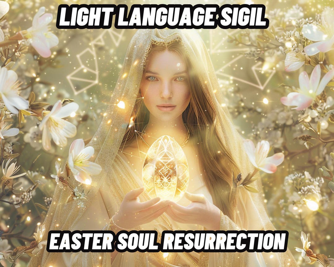 Easter Soul Resurrection Seal – Light Language Sigil for Rebirth ...