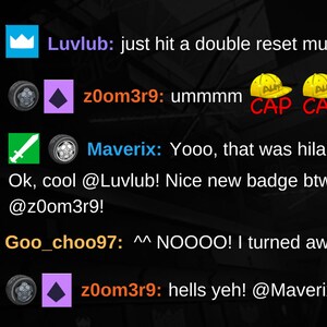 Animated Emotes for Twitch, Discord Emote, Alpha Cap Style, 'cap' & 'no ...