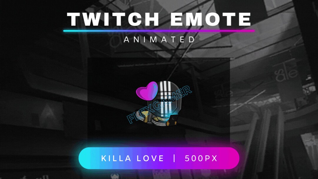 Animated Twitch Emote killa Love Discord Emote - Etsy Australia
