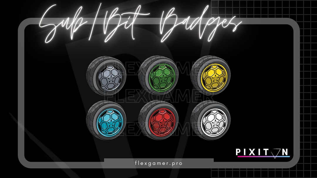 Twitch Cristiano Wheel Sub / Bit Badges - Etsy