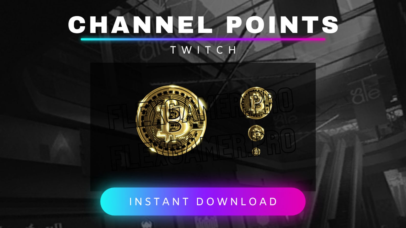 Bitcoin Style Twitch Channel Points Icon for Twitch, EFT, Crypto - Etsy
