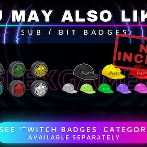 Twitch RL Ranked Bronze to SSL Sub / Bit Badges Plus Badge Flairs (3 ...