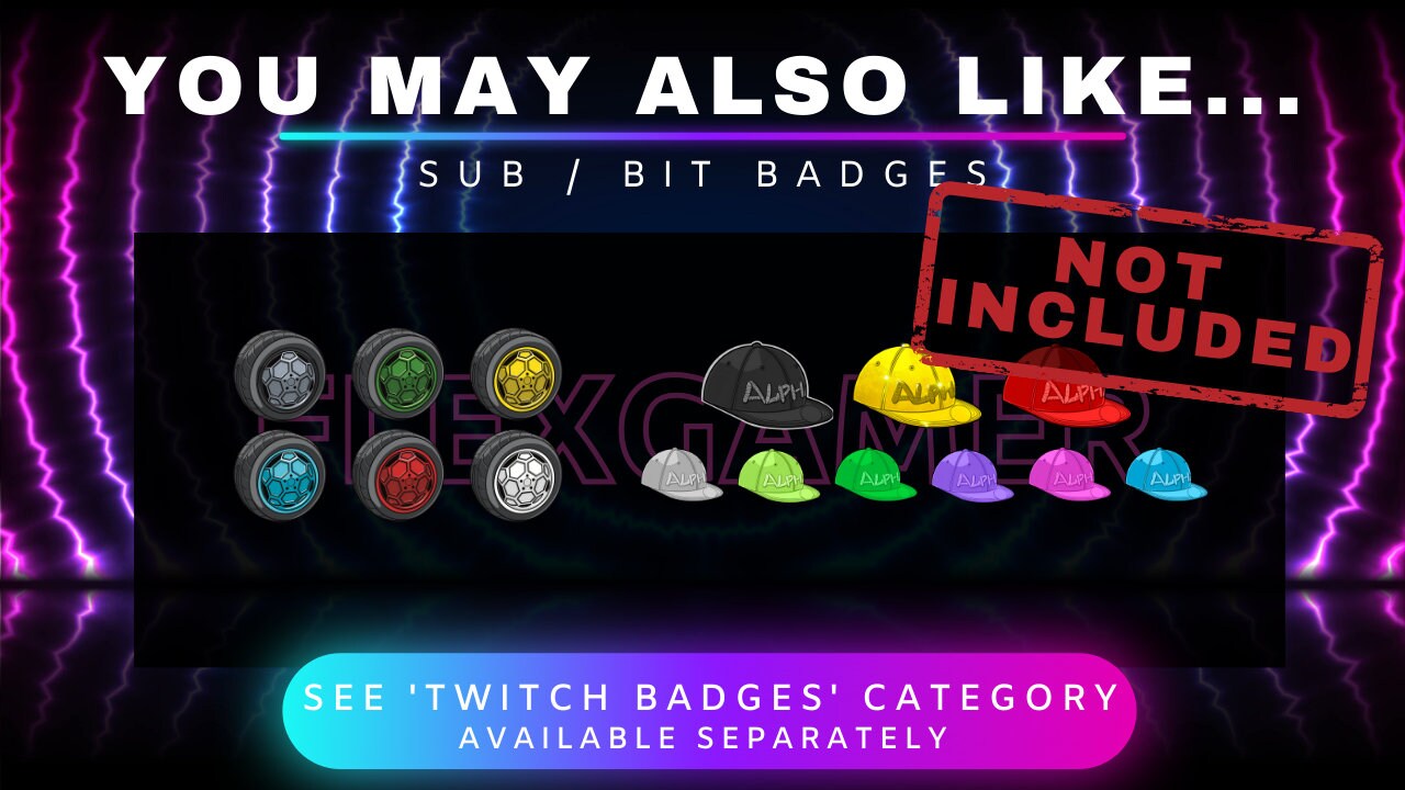 Twitch RL Ranked Bronze to SSL Sub / Bit Badges Plus Badge Flairs (3 ...