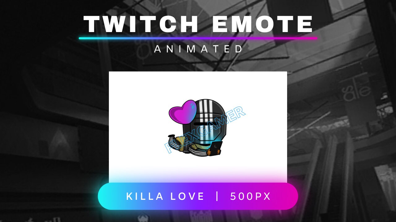 Animated Twitch Emote killa Love Discord Emote - Etsy Australia