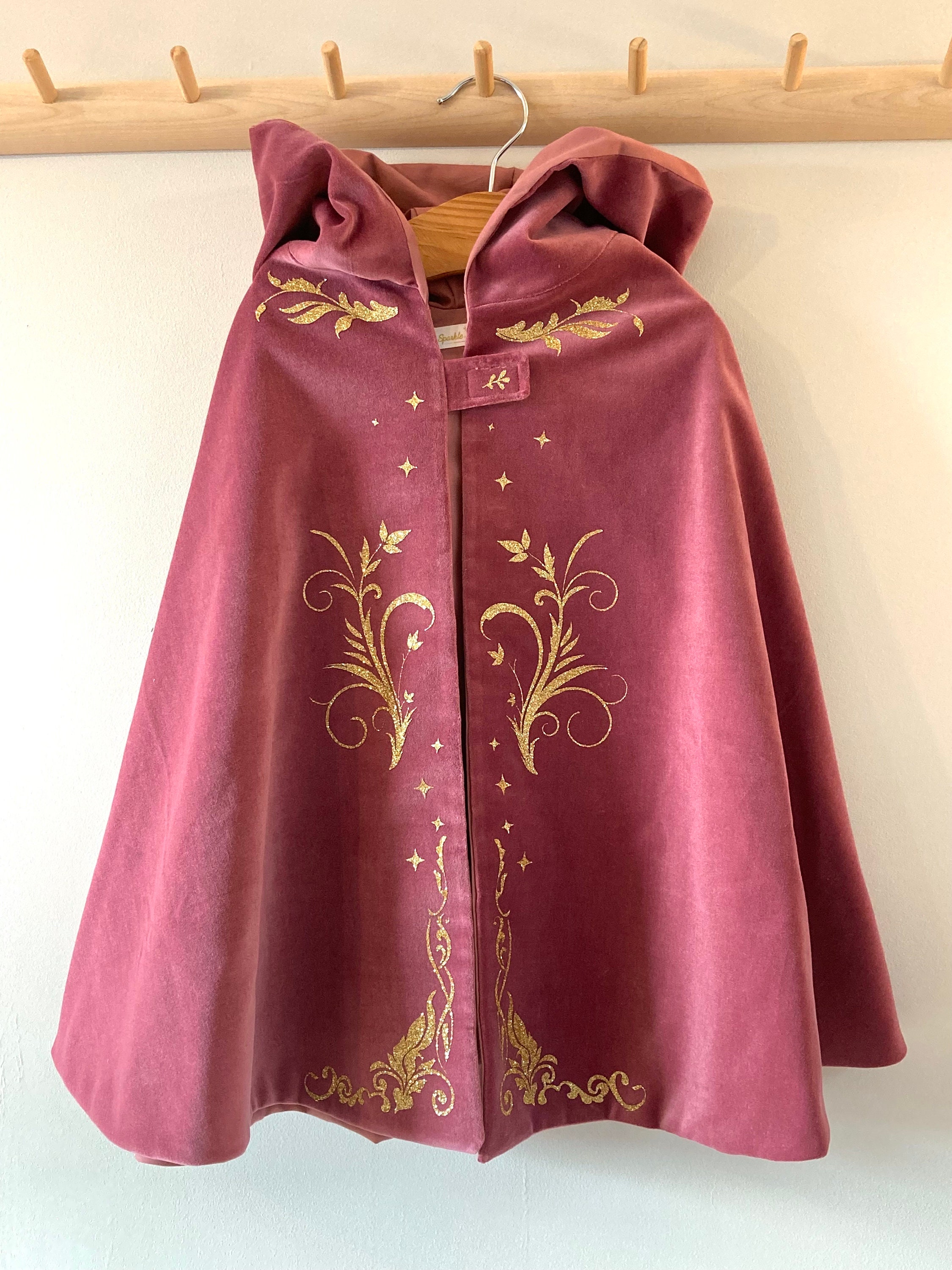 The Dusky Rose Princess Cape, Children’s Fancy Dress, Pink Cloak ...
