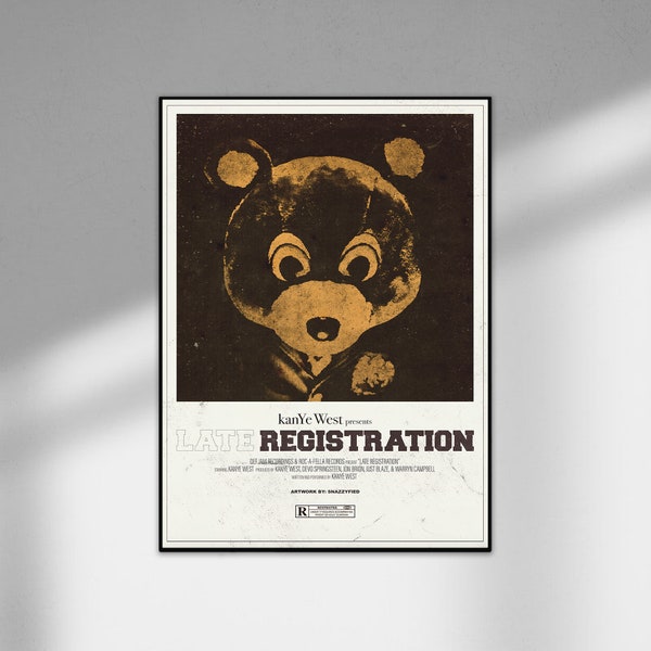 Late Registration Poster - Etsy