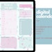 Digital Calendar Set Soft Pastel Design - Etsy