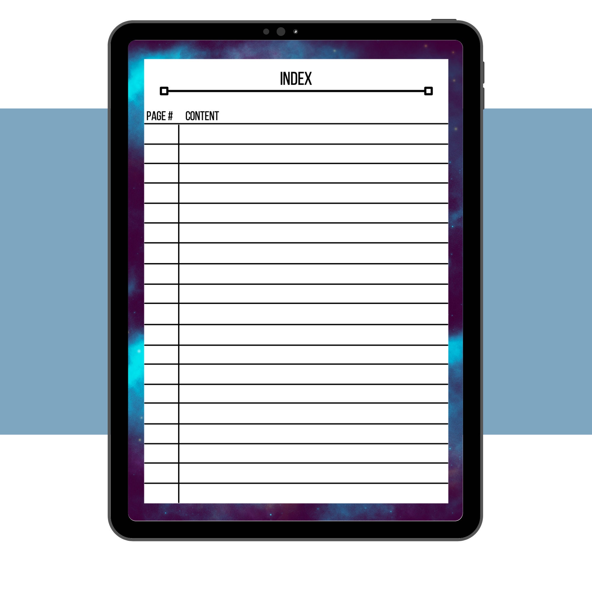 Digital Lab Notebook Space Design - Etsy