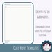 Digital Download Class Notes Template for Studying - Etsy