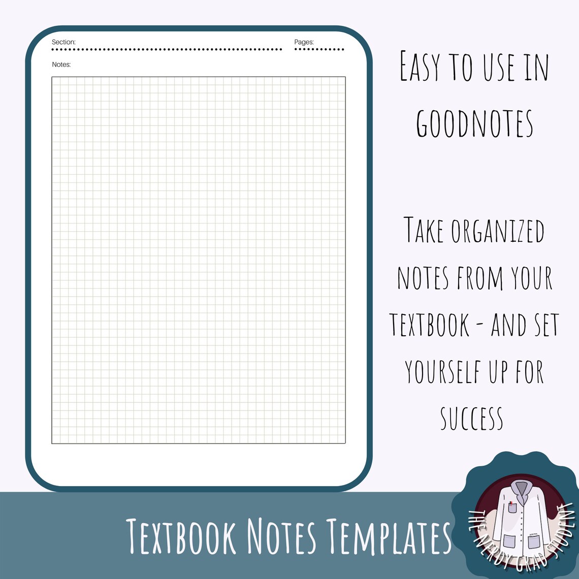Digital Download Textbook Notes Template for Studying - Etsy