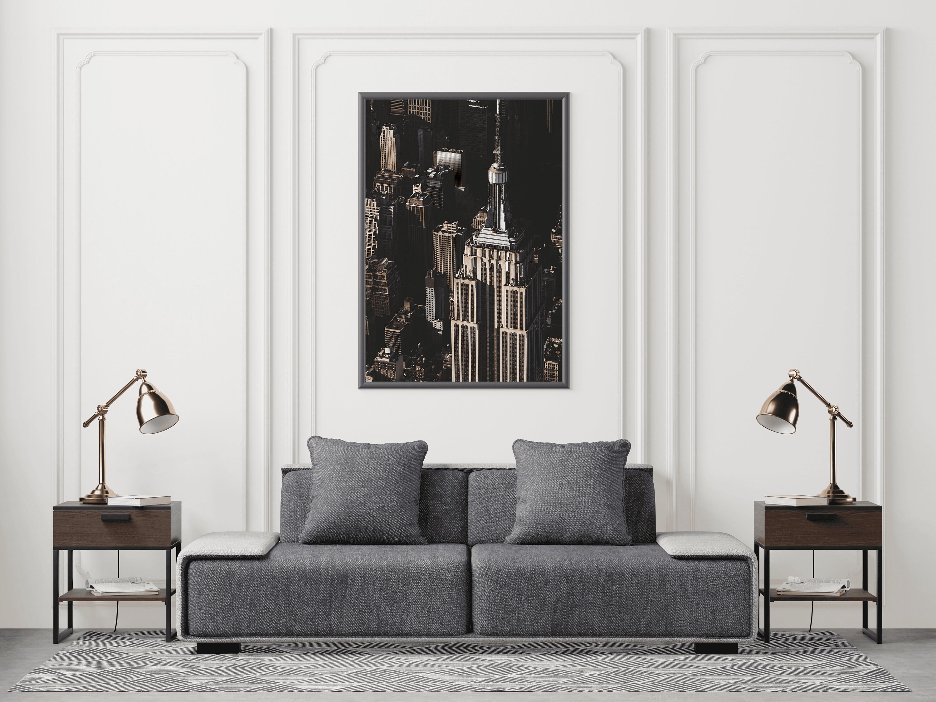Empire State Building. NYC Photography. Urban Cityscape Metal Wall Art ...