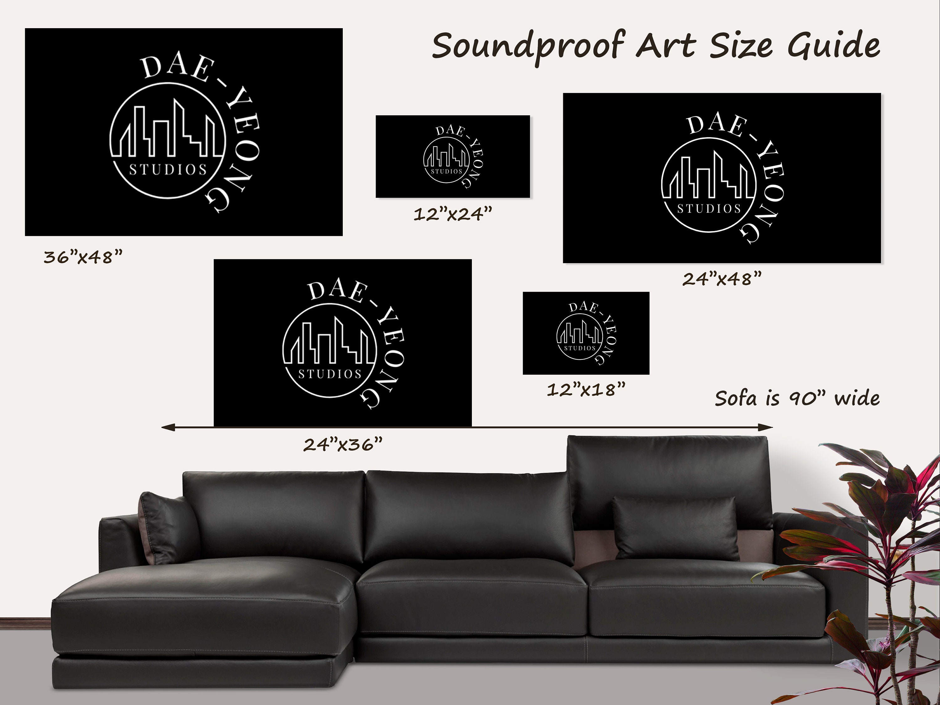 Soundproof Acoustic Wall Art Panel for Music Recording Studio or DIY ...