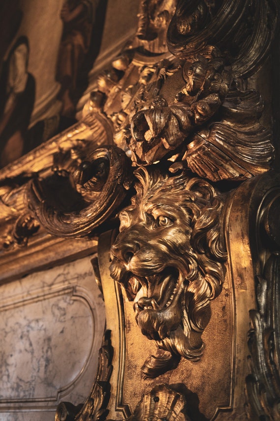 Golden Lion. Opulent French Design in the Palace of | Etsy