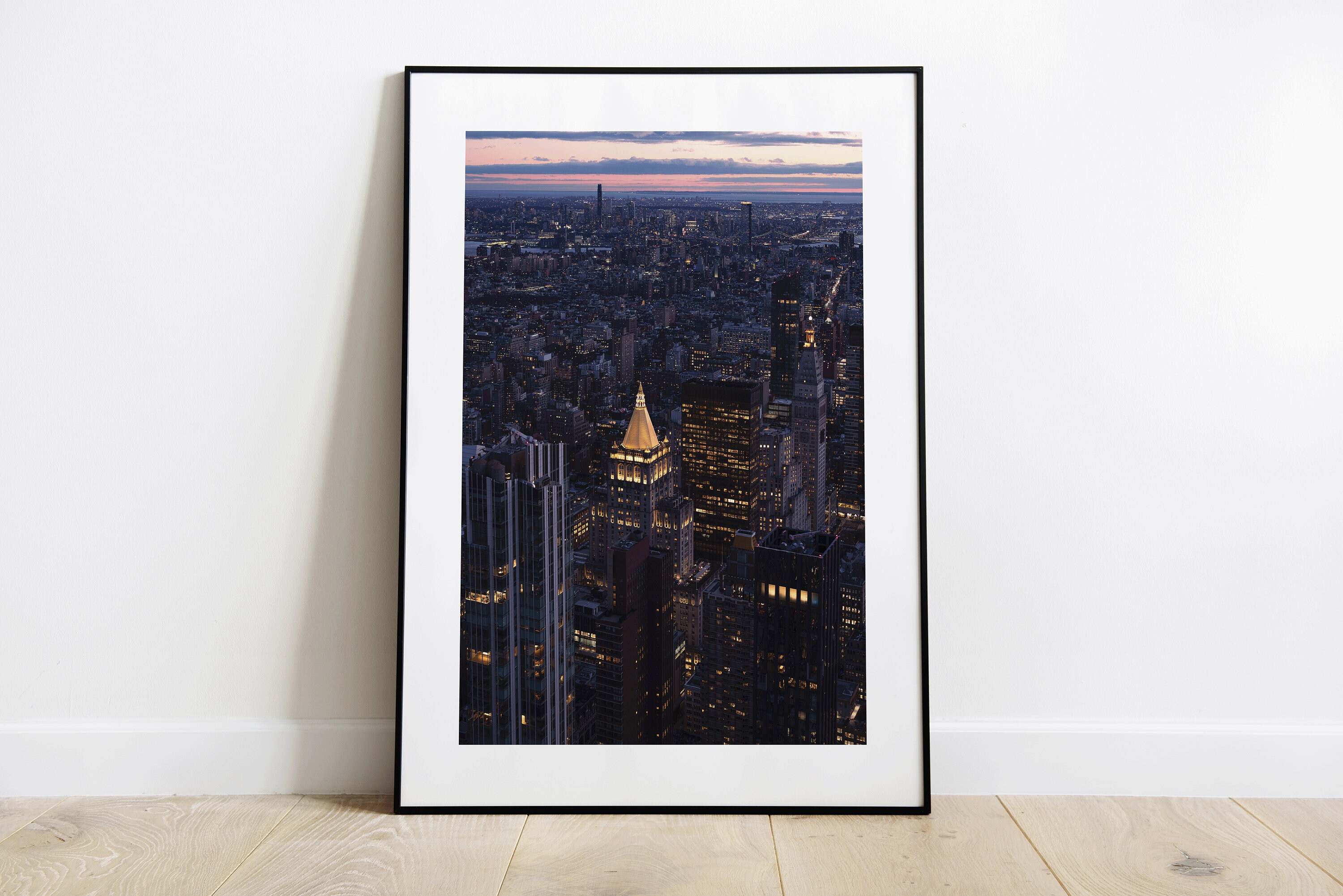 New York Life Building Skyscraper in NYC at Sunset. Ariel Photography ...