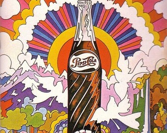 Pepsi Cotton Fabric - Etsy