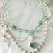 Royalcore Style Blue Beaded Necklace, Princesscore Necklace, Aesthetic ...