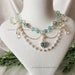 Royalcore Style Blue Beaded Necklace, Princesscore Necklace, Aesthetic ...